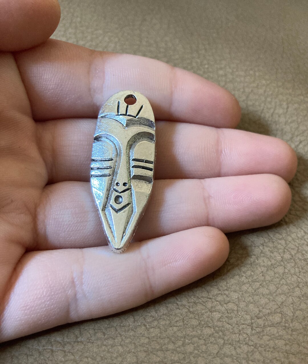 Tiki Tribal Mask Charms, Zinc Alloy Tiki Charms, Tribal Mask Charms ...