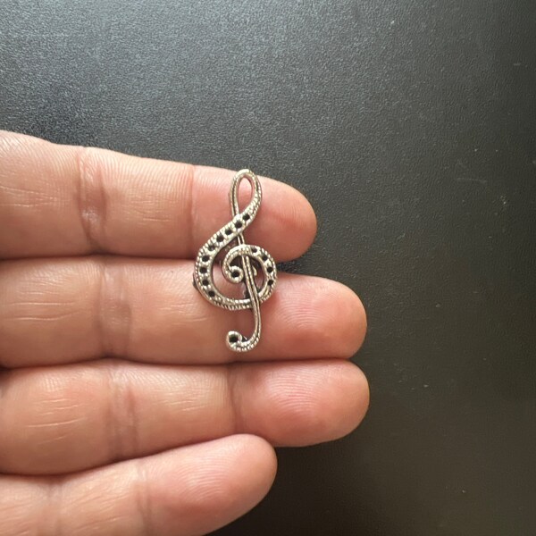 Music Notes Charm - Etsy