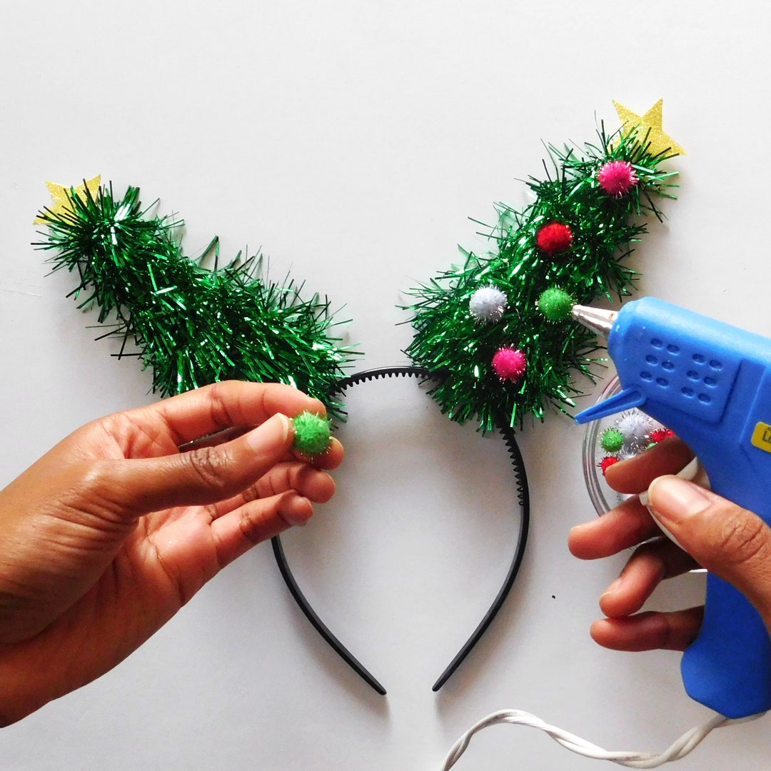 Christmas Trees Headband PDF Craft Pattern & Tutorial - Etsy