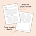 Printable DIY Project Planner: Craft, Sewing & Art Projects (PDF ...