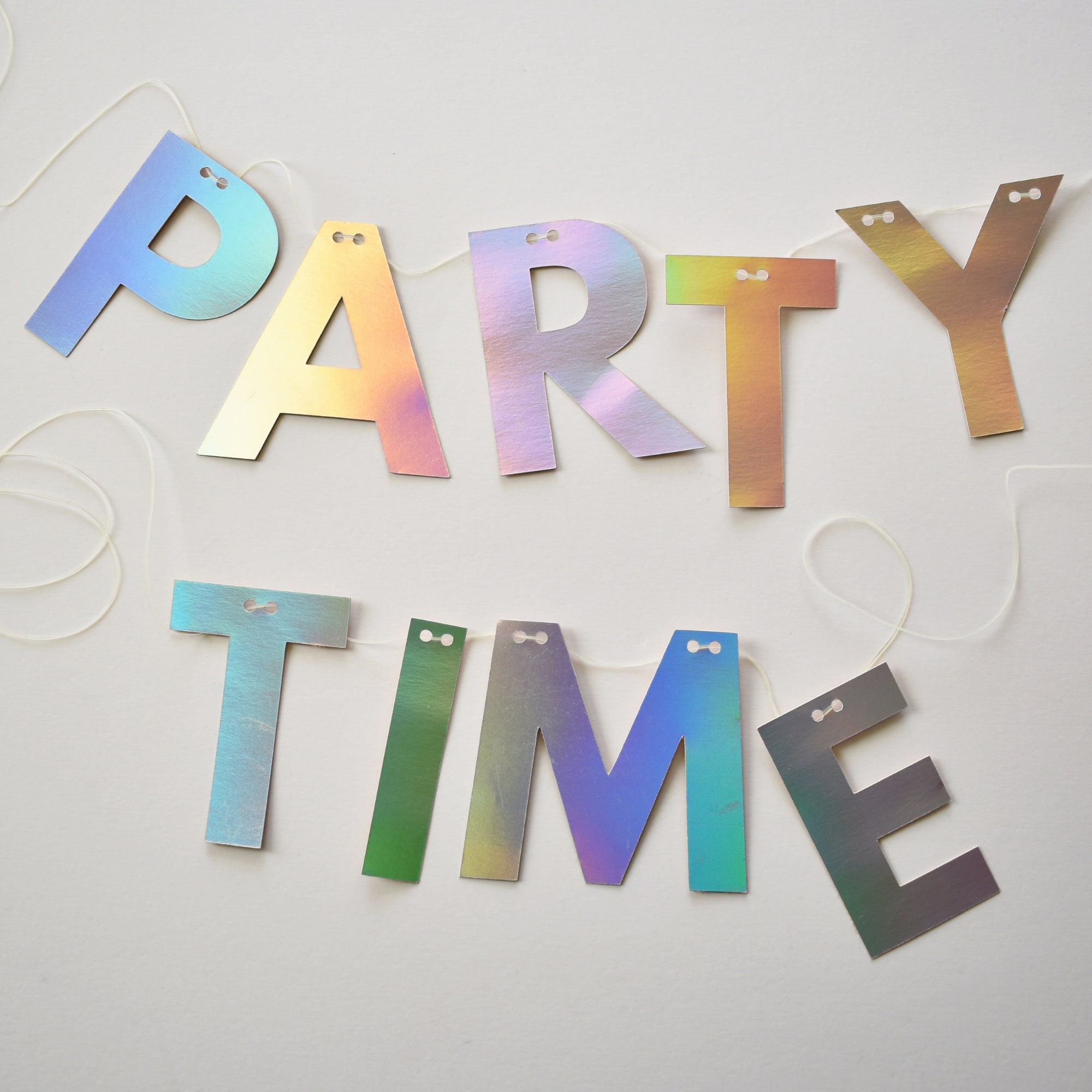 Party Time Banner Digital PNG Cut File - Etsy