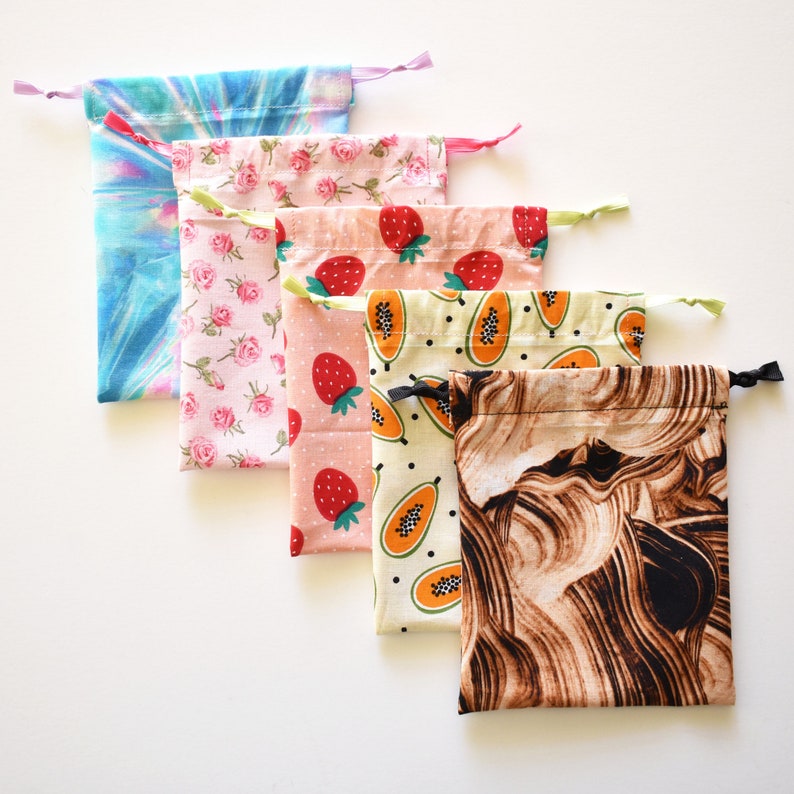 Drawstring Pouch Bag Sewing Pattern and Tutorial for Beginners and ...