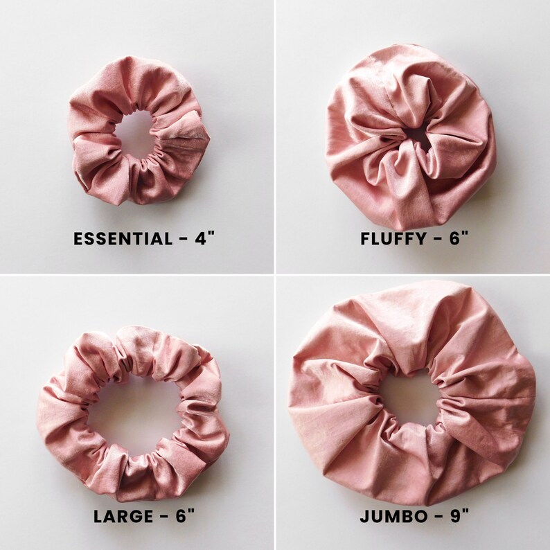 Scrunchie Sewing Pattern for Multiple Sizes, Full Color Step-by-step ...