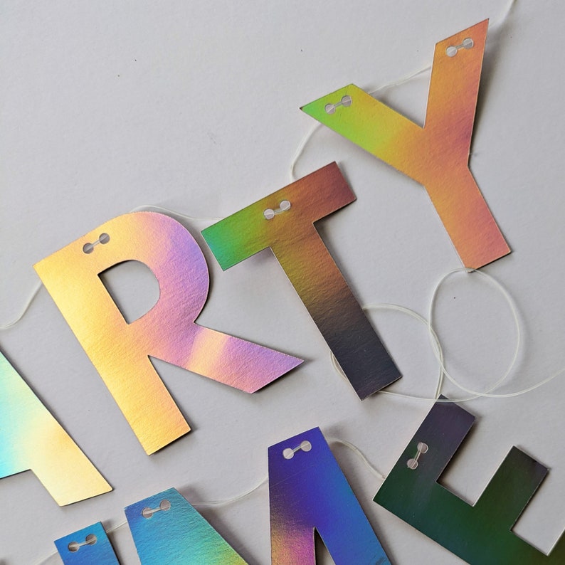 Party Time Banner Digital PNG Cut File - Etsy