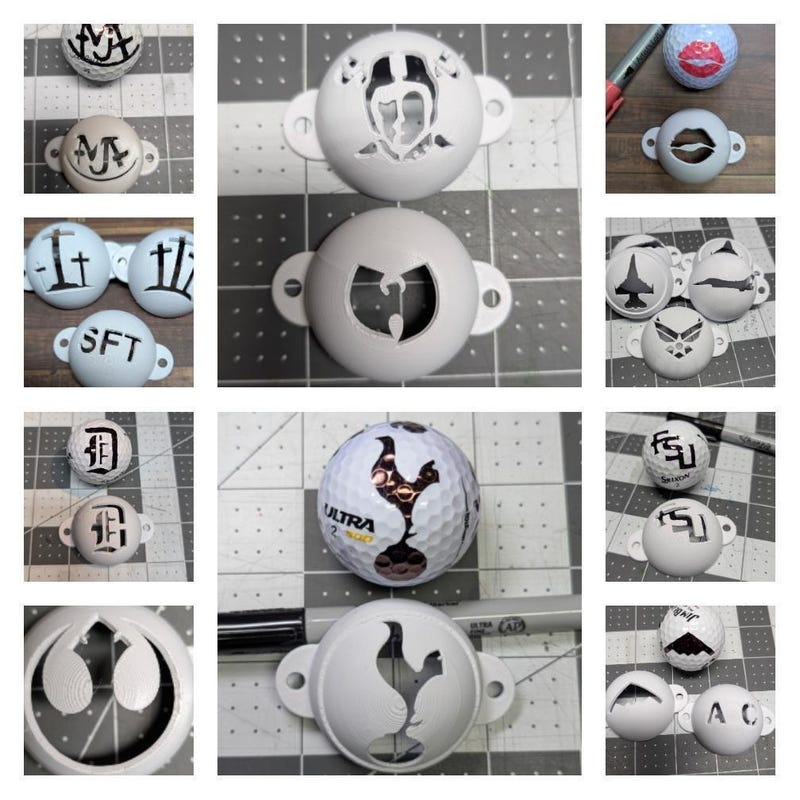 Custom Logo Ball Stencil - Etsy