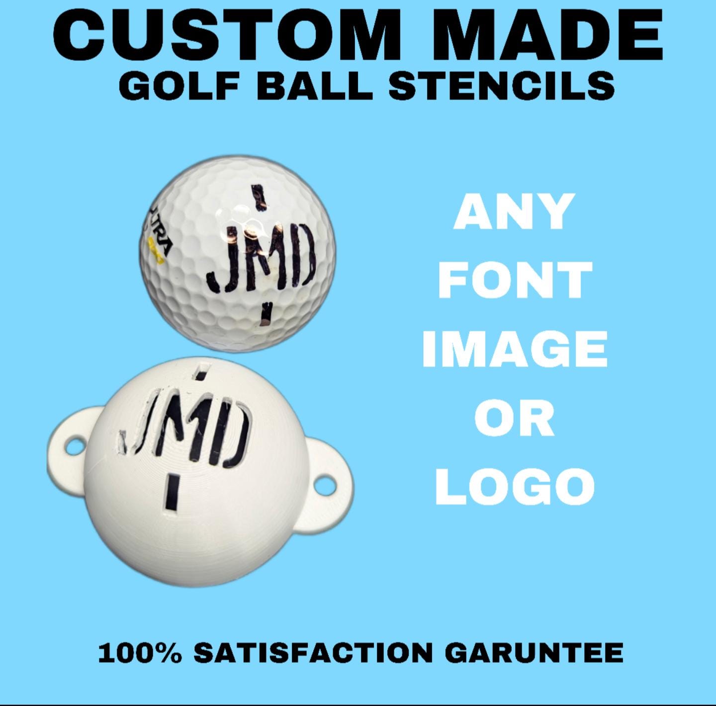 Personalized Golf Ball Stencil FREE Shipping - Etsy