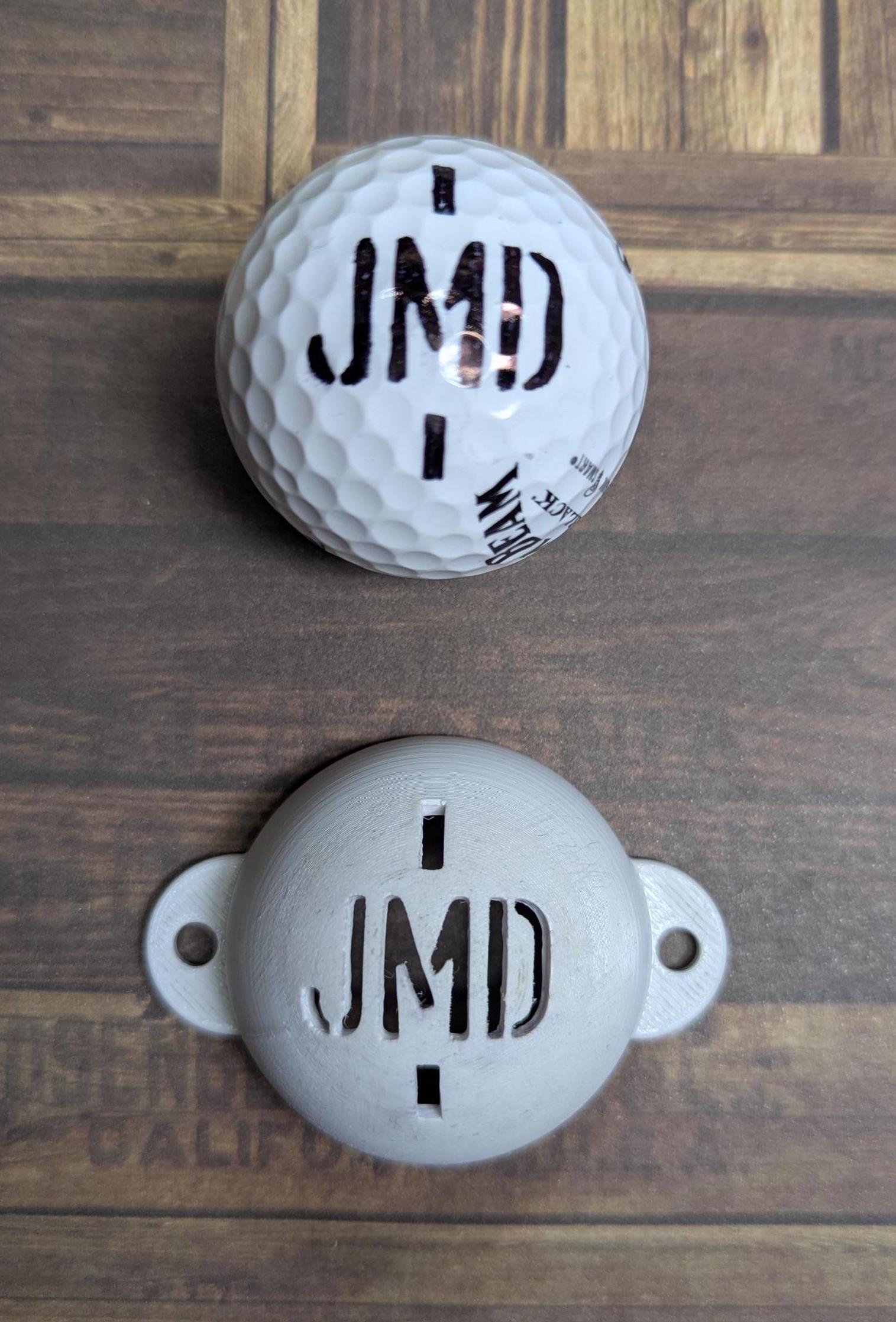 Custom Logo Golf Ball Stencil - Etsy