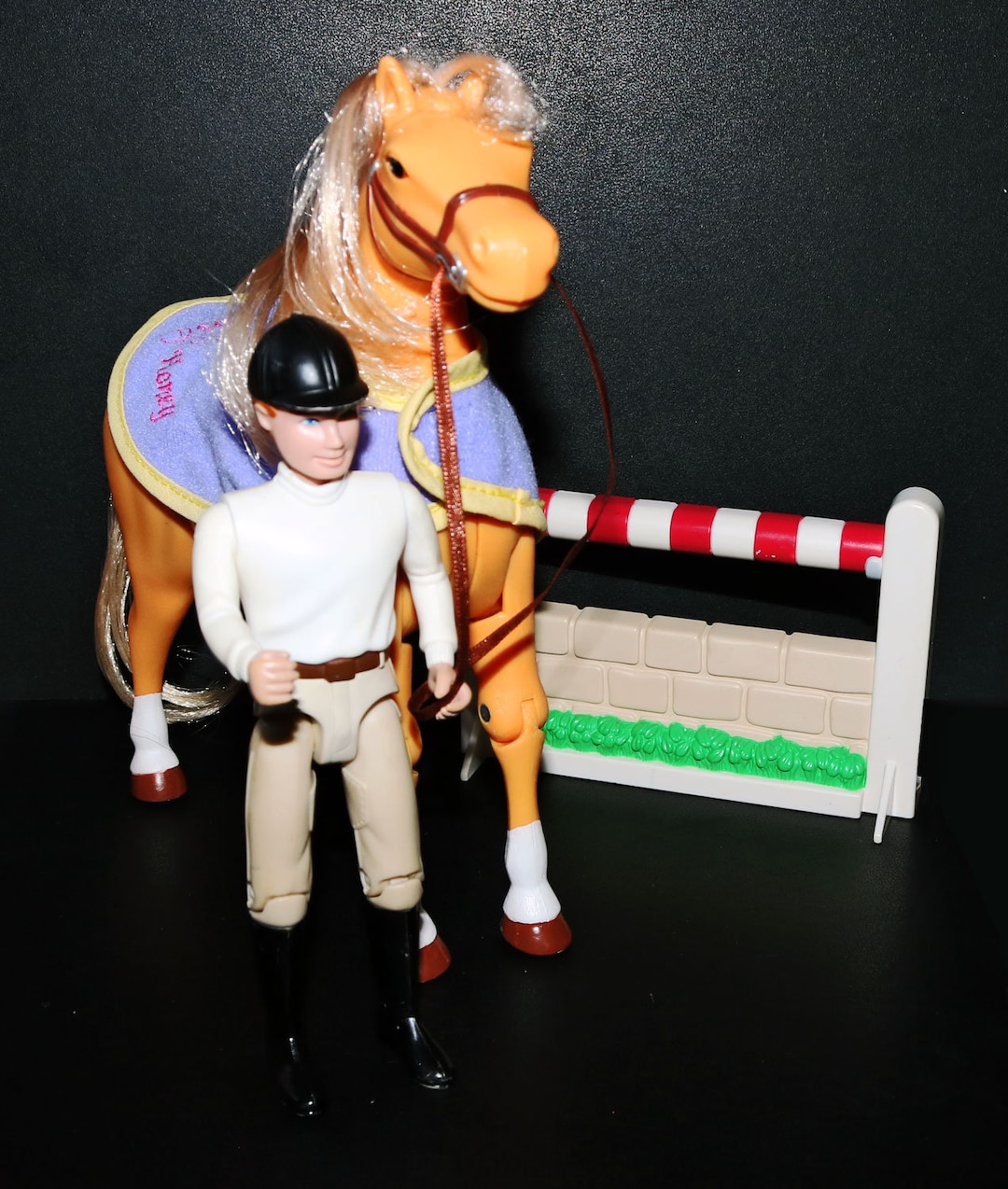 Fisher Price Loving Family Jumping Horse Honey With Rider Tested Works ...