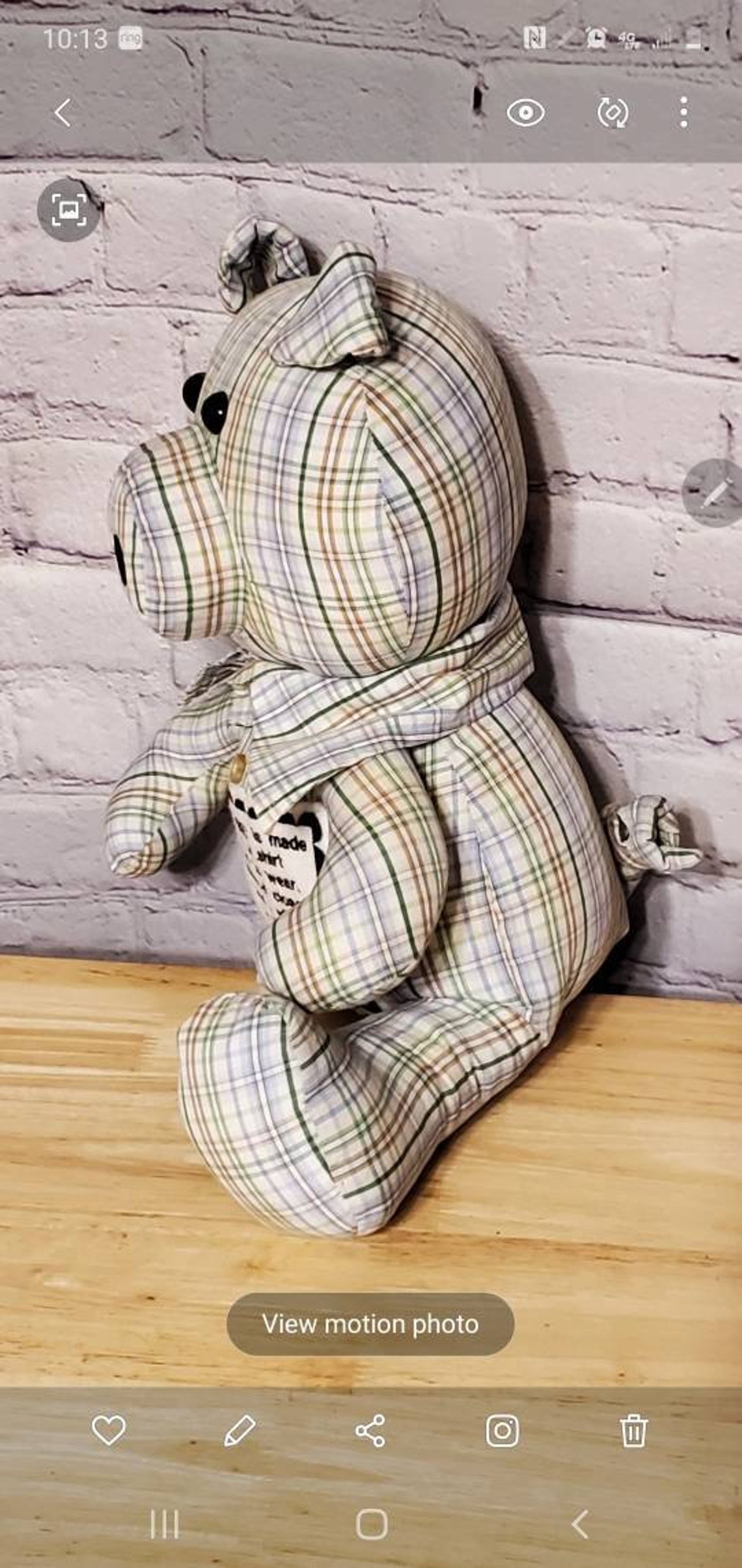 Memory Pig Made From a Loved Ones Clothing - Etsy