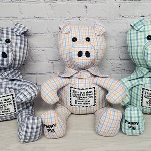 Memory Pig Made From a Loved Ones Clothing - Etsy