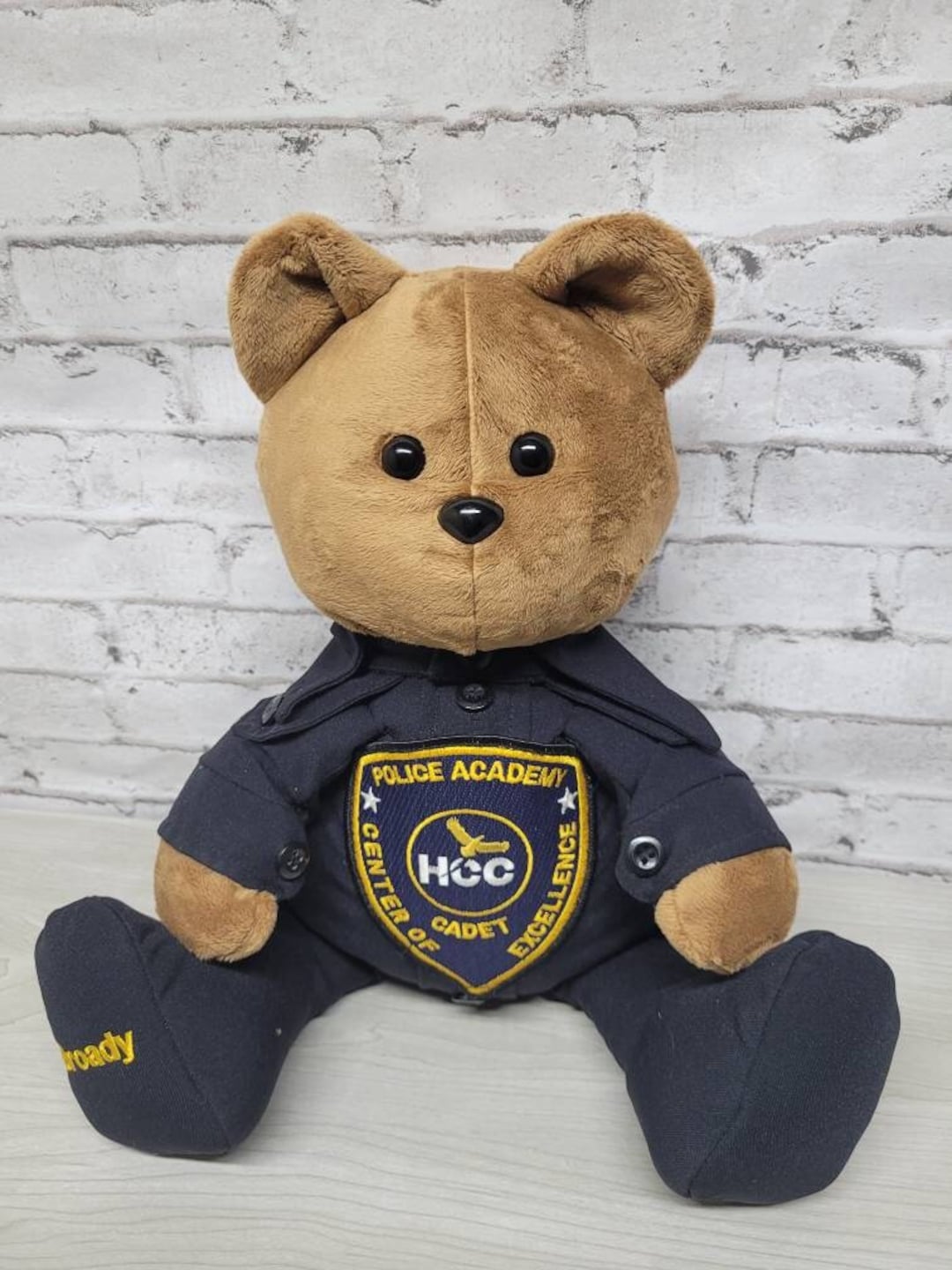 Police Keepsake Memory Bear Made From a Uniform/ Retirement Bear/ Law ...
