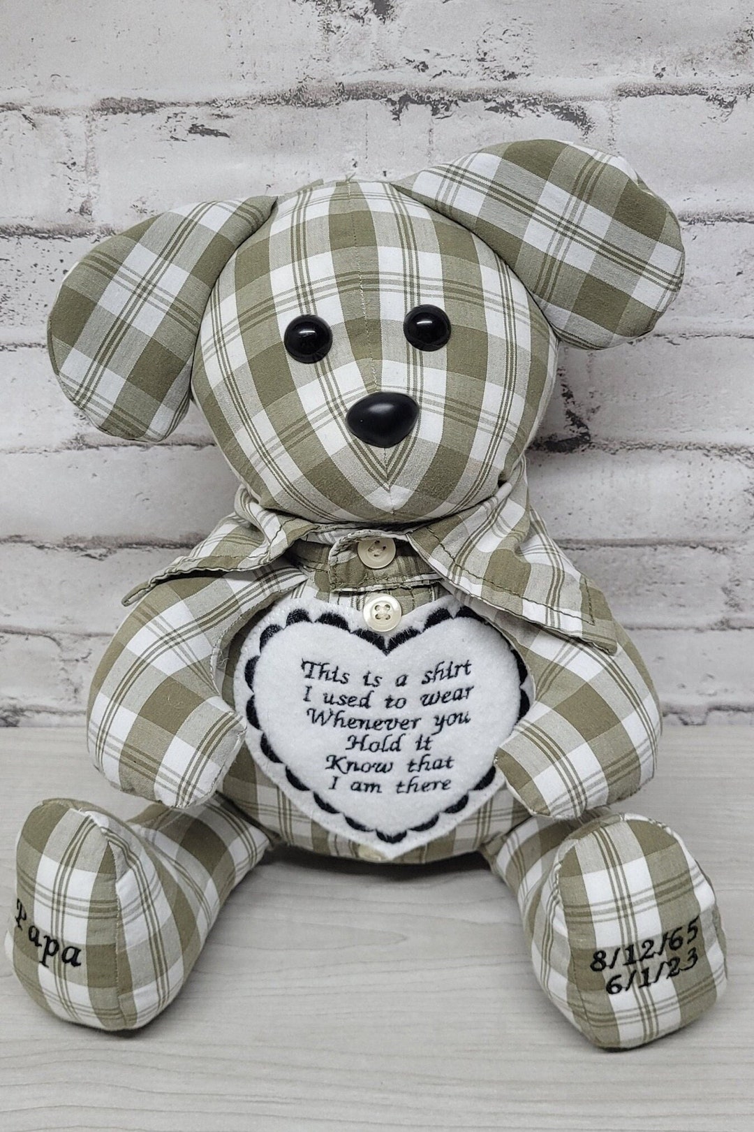 Little Memorial Puppy Made From a Shirt - Etsy