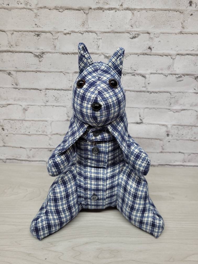 Memory Squirrel Made From a Loved Ones Clothing - Etsy
