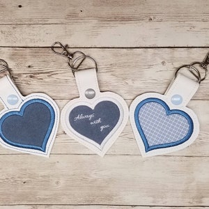 Memory Keychain Made From a Loved Ones Clothing - Etsy