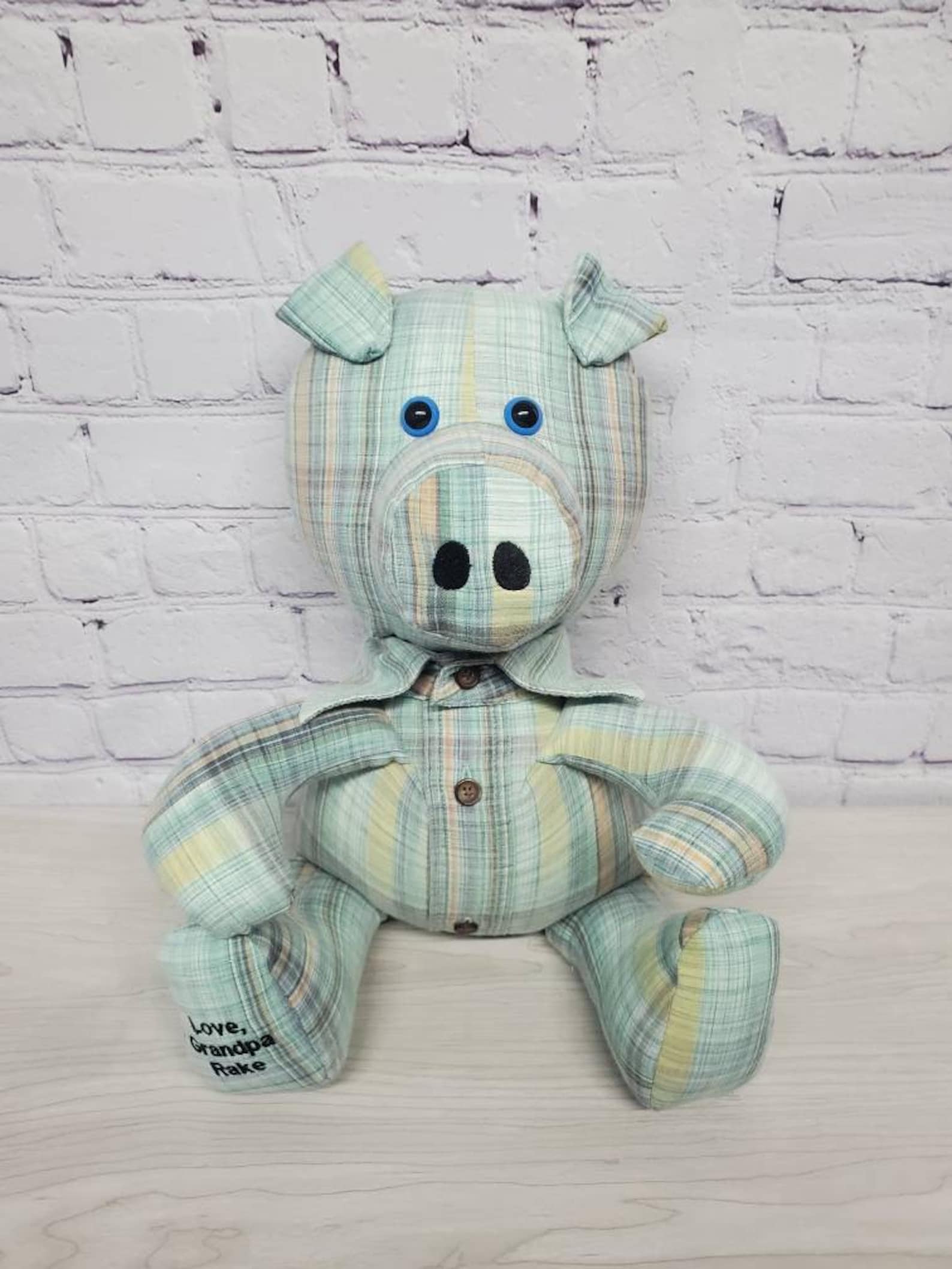 Memory Pig Made From a Loved Ones Clothing - Etsy