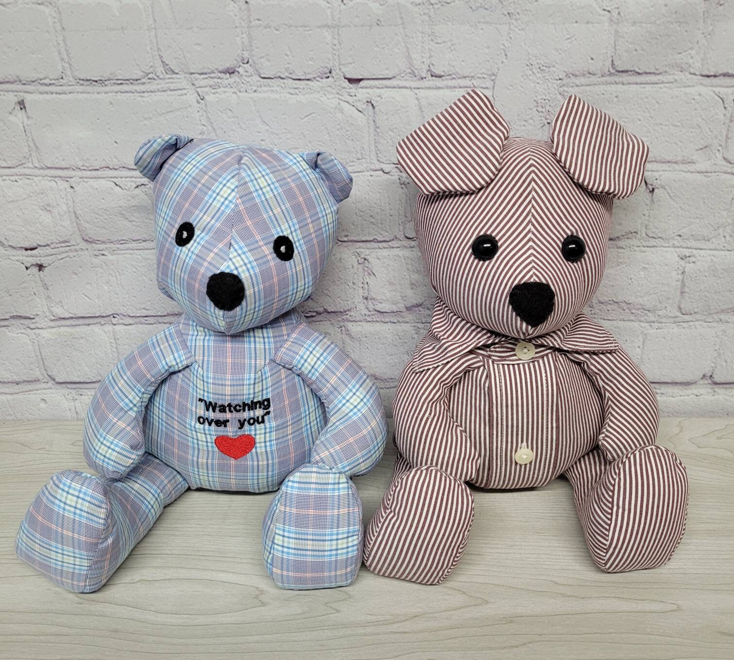 Small 8 Memory Puppy Made From a Loved Ones Clothing Who - Etsy