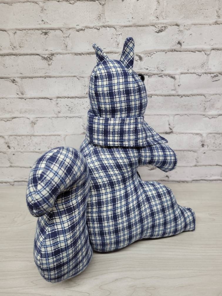 Memory Squirrel Made From a Loved Ones Clothing - Etsy