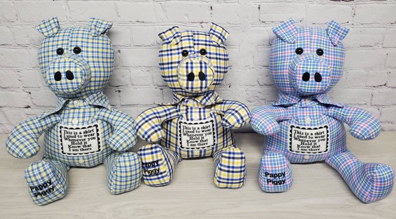 Memory Pig Made From a Loved Ones Clothing - Etsy