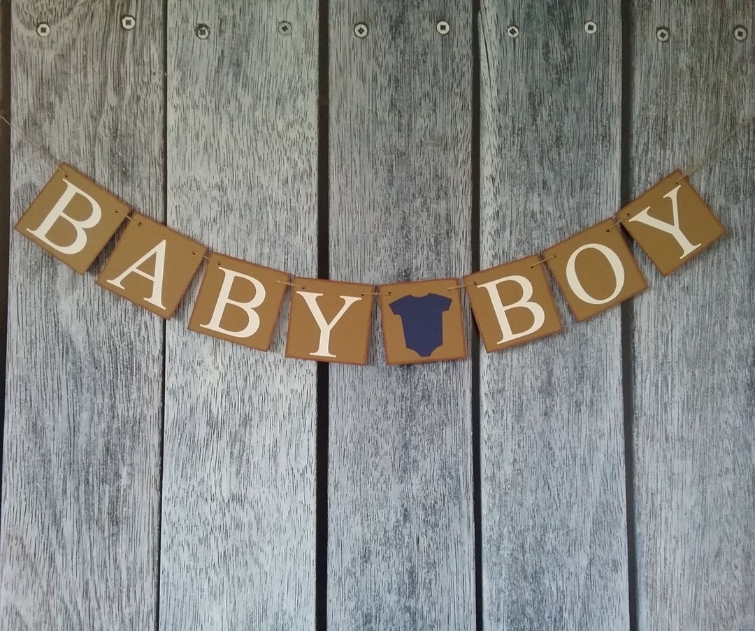 It's a Boy Banner, Baby Shower Banner, Baby Boy Banner, Baby Shower ...