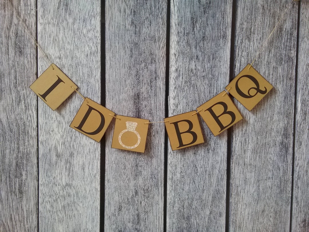I Do Bbq Banner, I Do Bbq Couples Shower, I Do Bbq Engagement Party, I ...