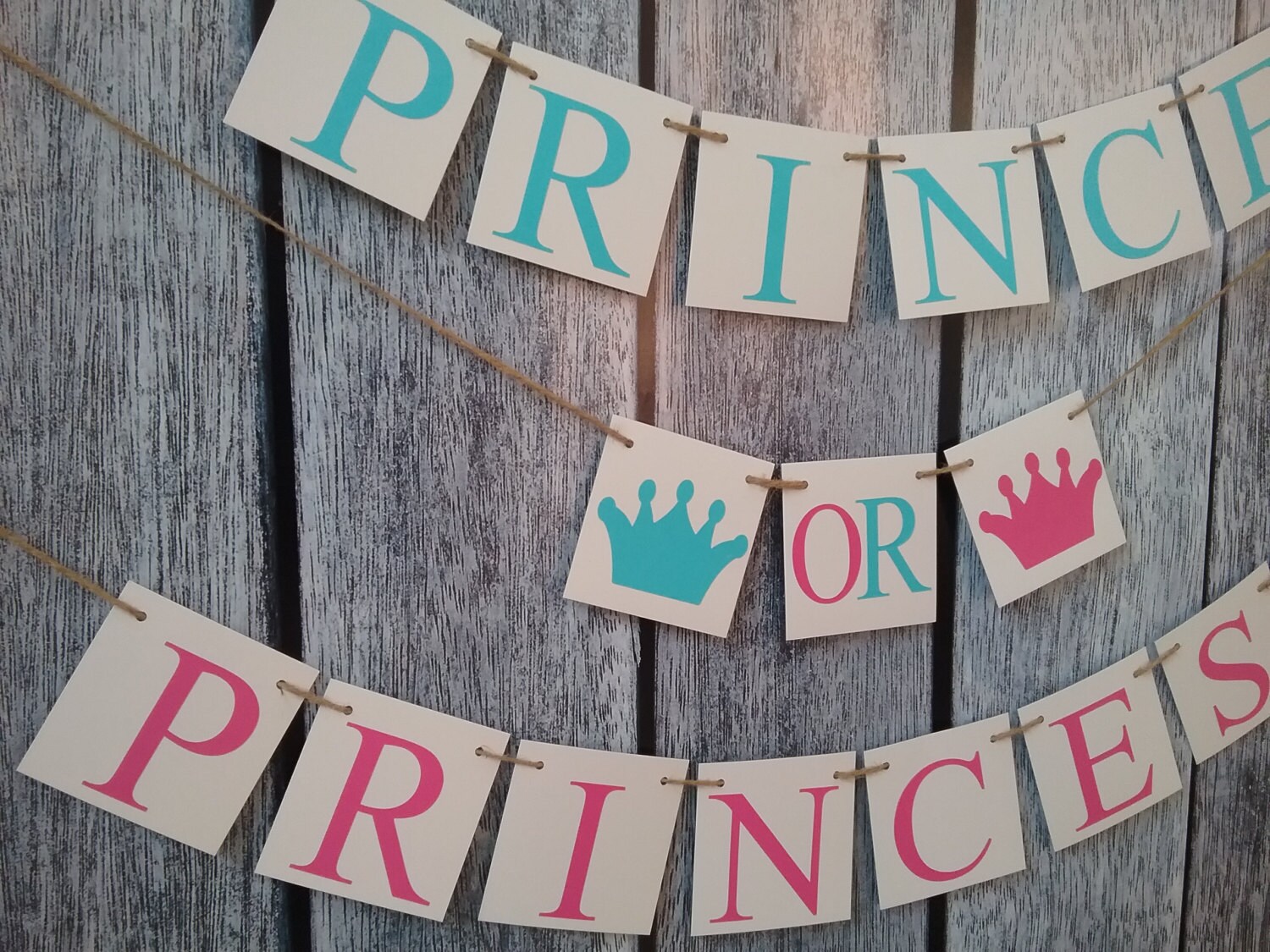 Gender Reveal Banner Gender Reveal Decorations Baby Shower | Etsy