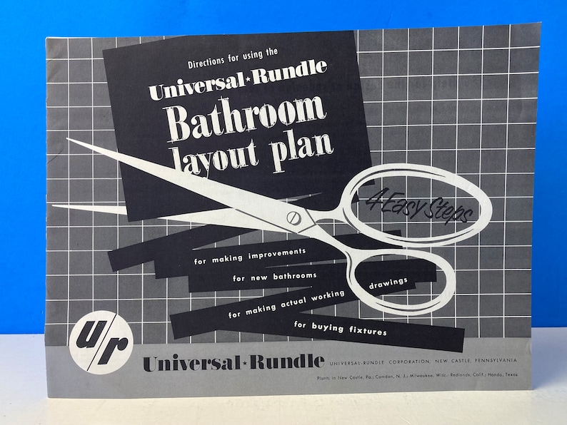 Universal Rundle Bathroom Layout Plan - Etsy