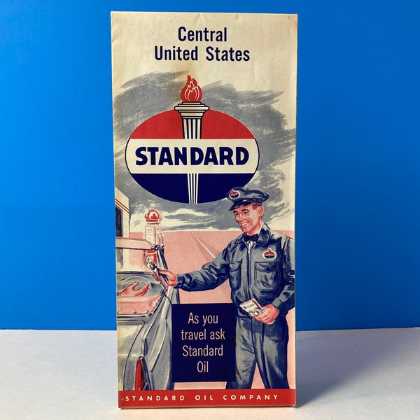 Standard Oil Map - Etsy