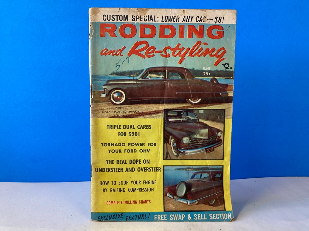 Rodding and Re-styling Magazine June 1957 - Etsy