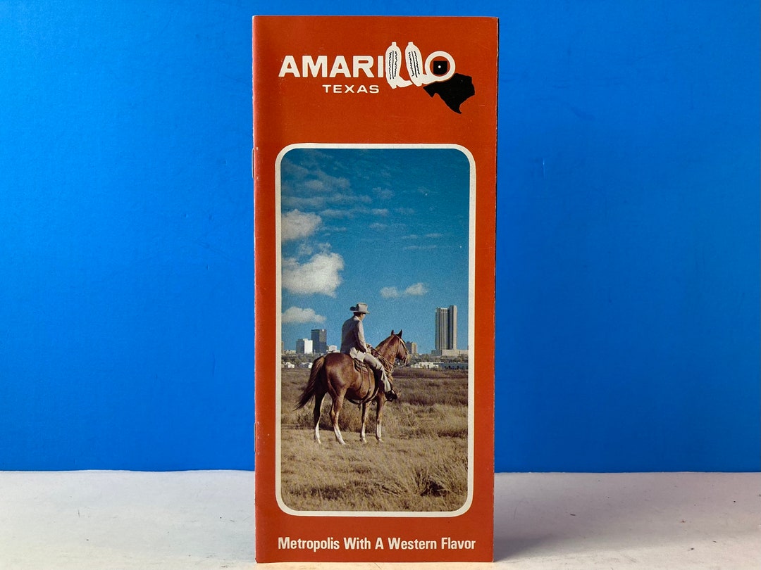 Amarillo Texas Brochure - Etsy