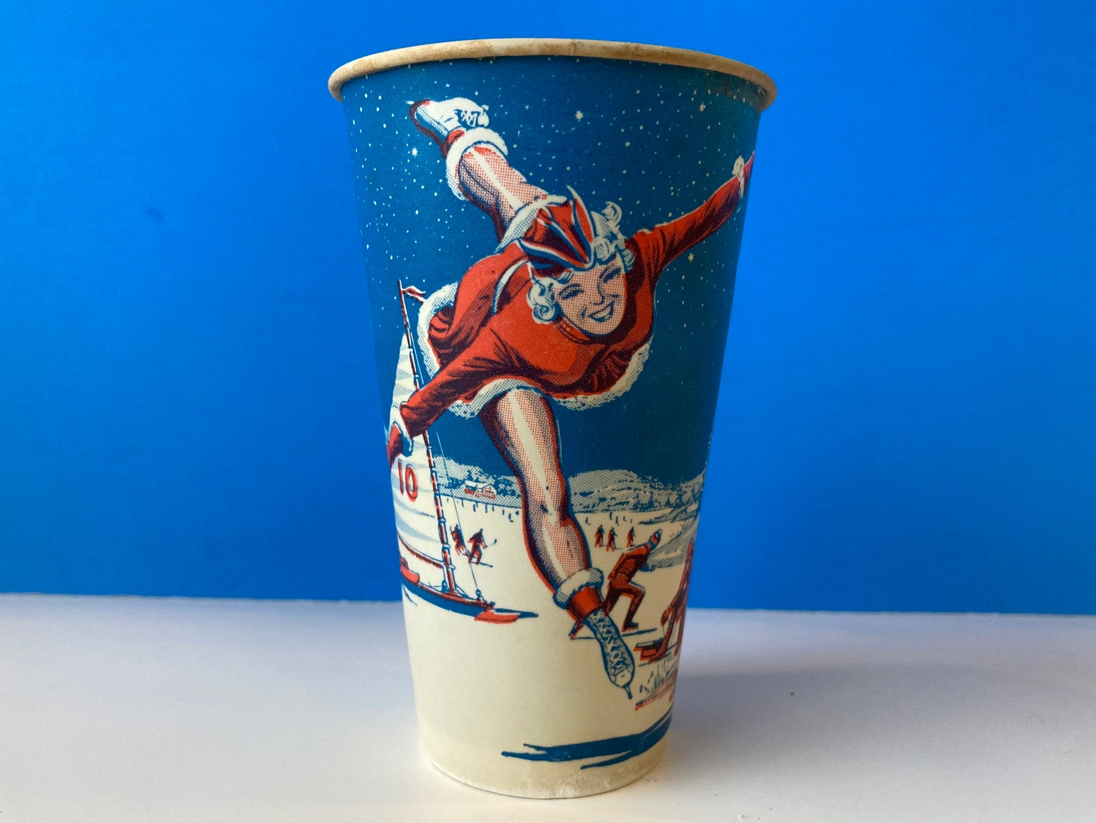 Dixie Cup Frosty Treat Ice Skating | Etsy