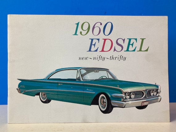 1960 Edsel Brochure Car Brochure Addict On X: "Even Today, Edsel The