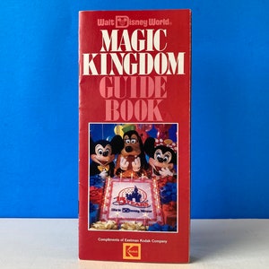 Walt Disney World Magic Kingdom Guide Book - Etsy