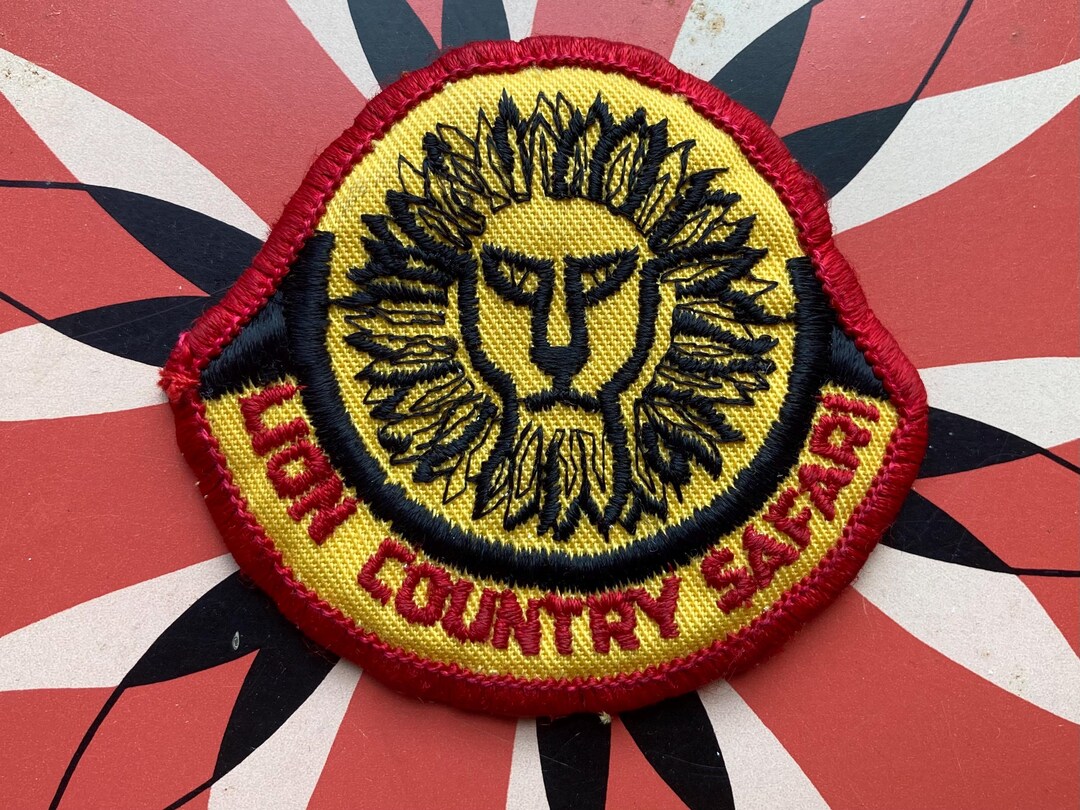 Vintage Lion Country Safari Patch - Etsy