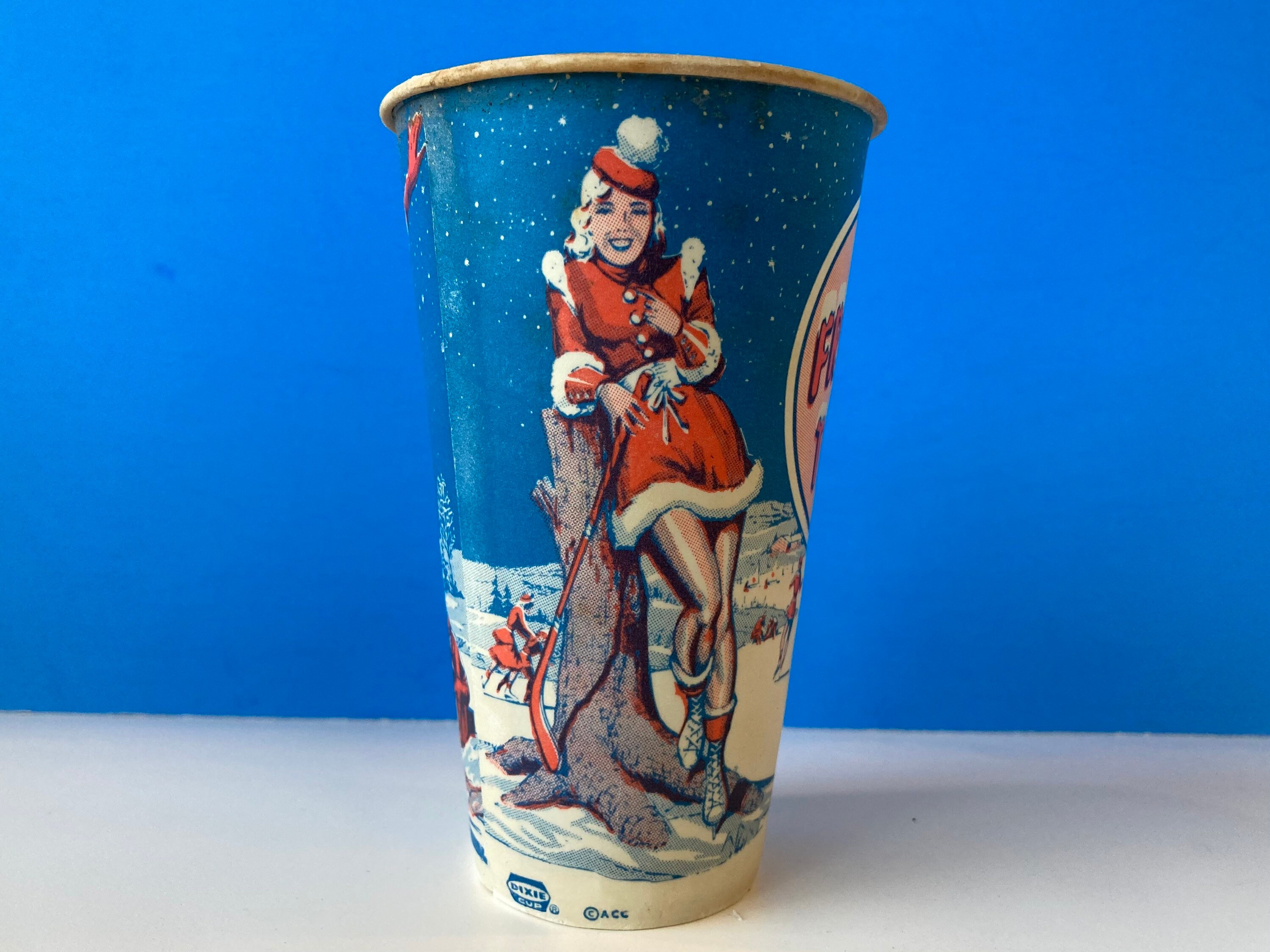 Dixie Cup Frosty Treat Ice Skating | Etsy