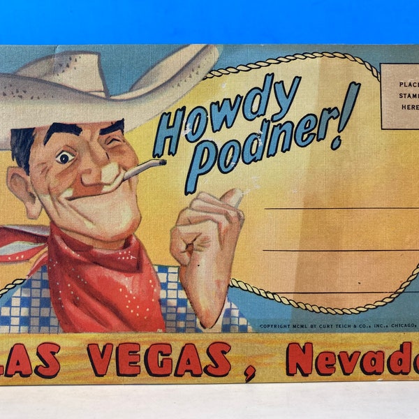 Las Vegas Postcard - Etsy
