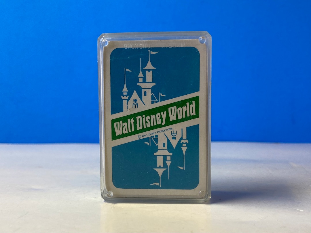 Walt Disney World Miniature Playing Cards - Etsy