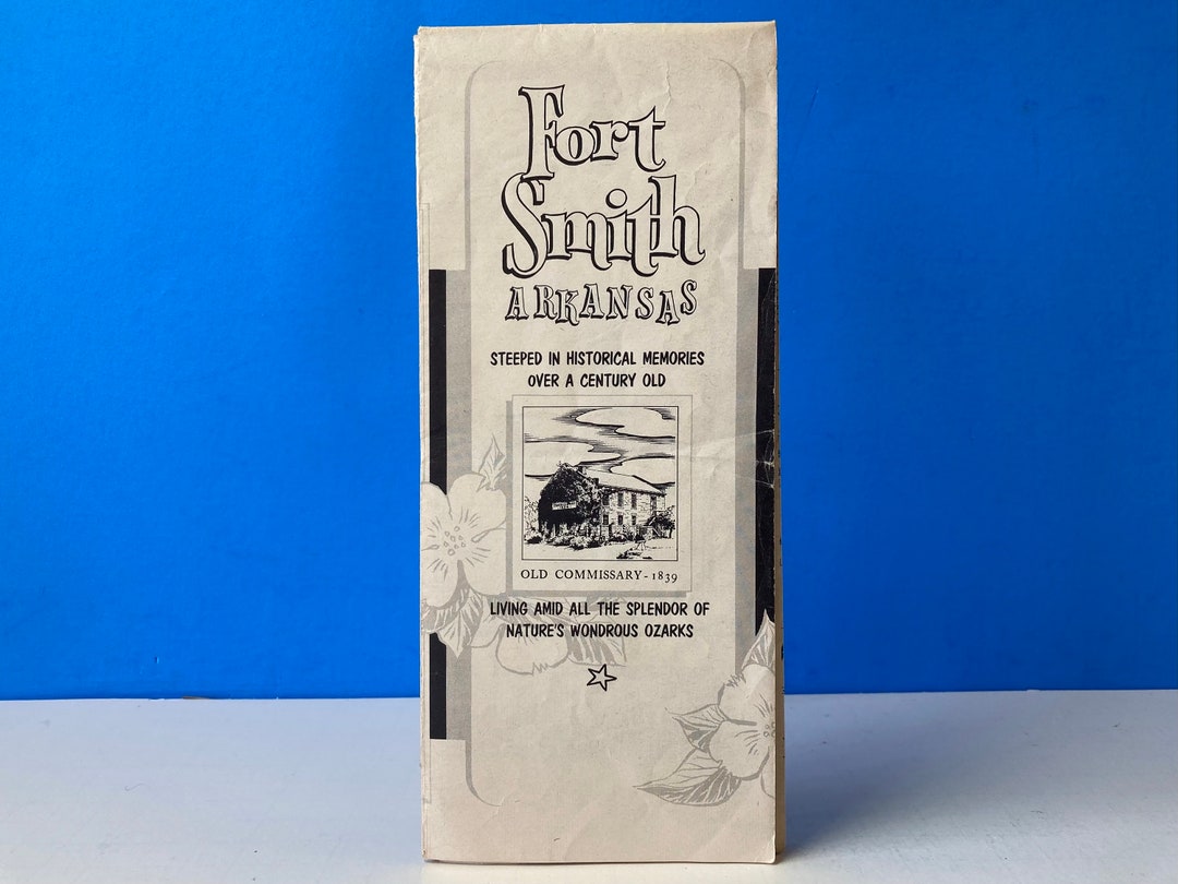 Fort Smith Arkansas Map - Brochure - Etsy