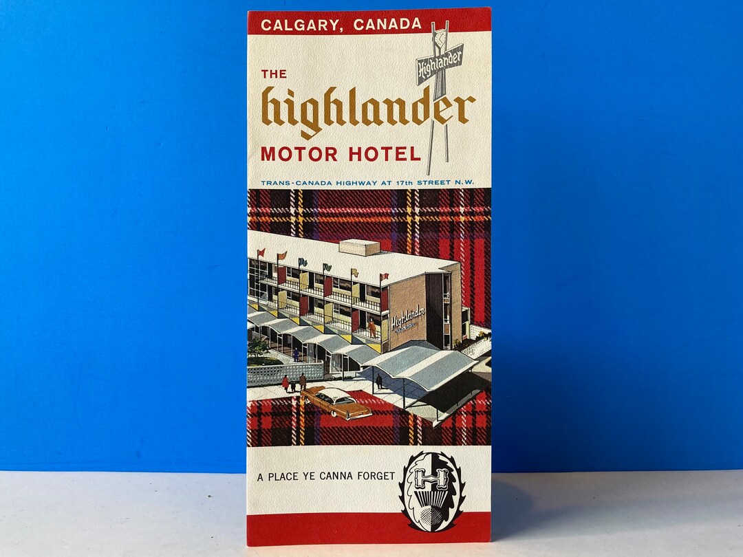 The Highlander Motor Hotel Brochure - Etsy