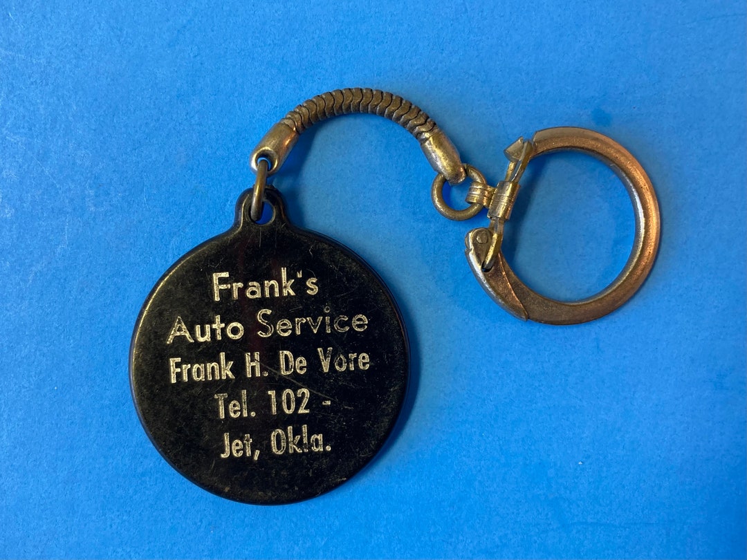 Frank's Auto Service Key Fob Jet Oklahoma - Etsy