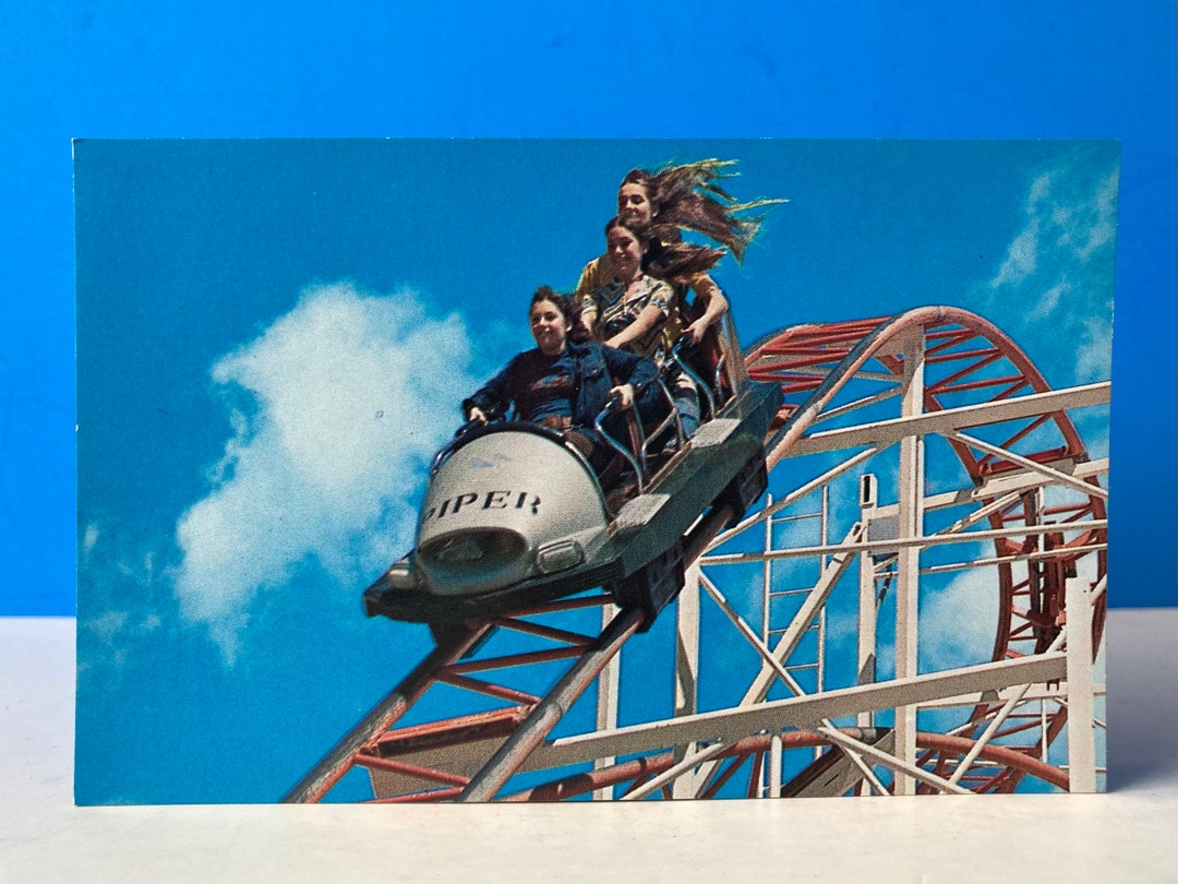 Jet Star Roller Coaster Santa Cruz Boardwalk Postcard - Etsy