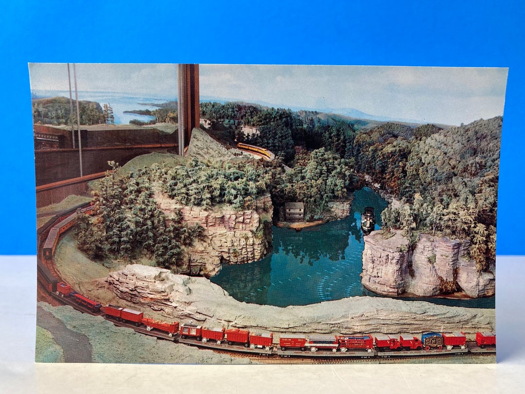Circus Train Minirama at Wisconsin Dells Postcard - Etsy