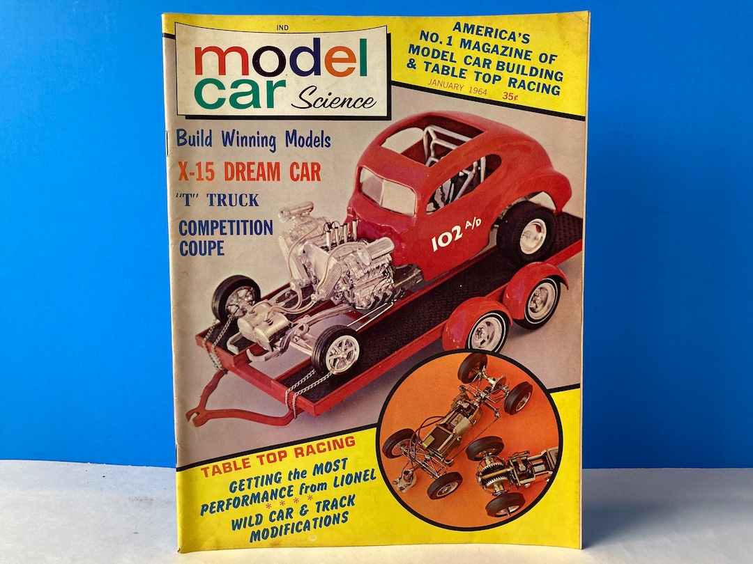 Model Car Science Magazine January 1964 - Etsy