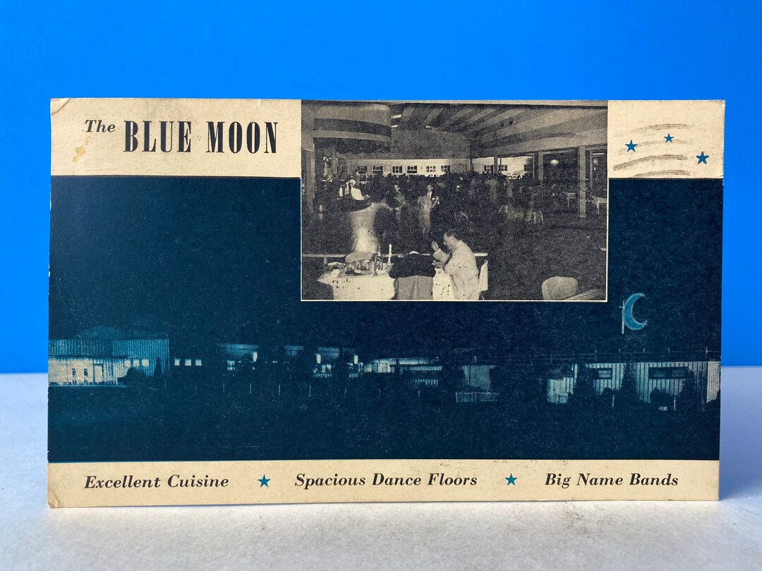 The Blue Moon Club Wichita Postcard - Etsy