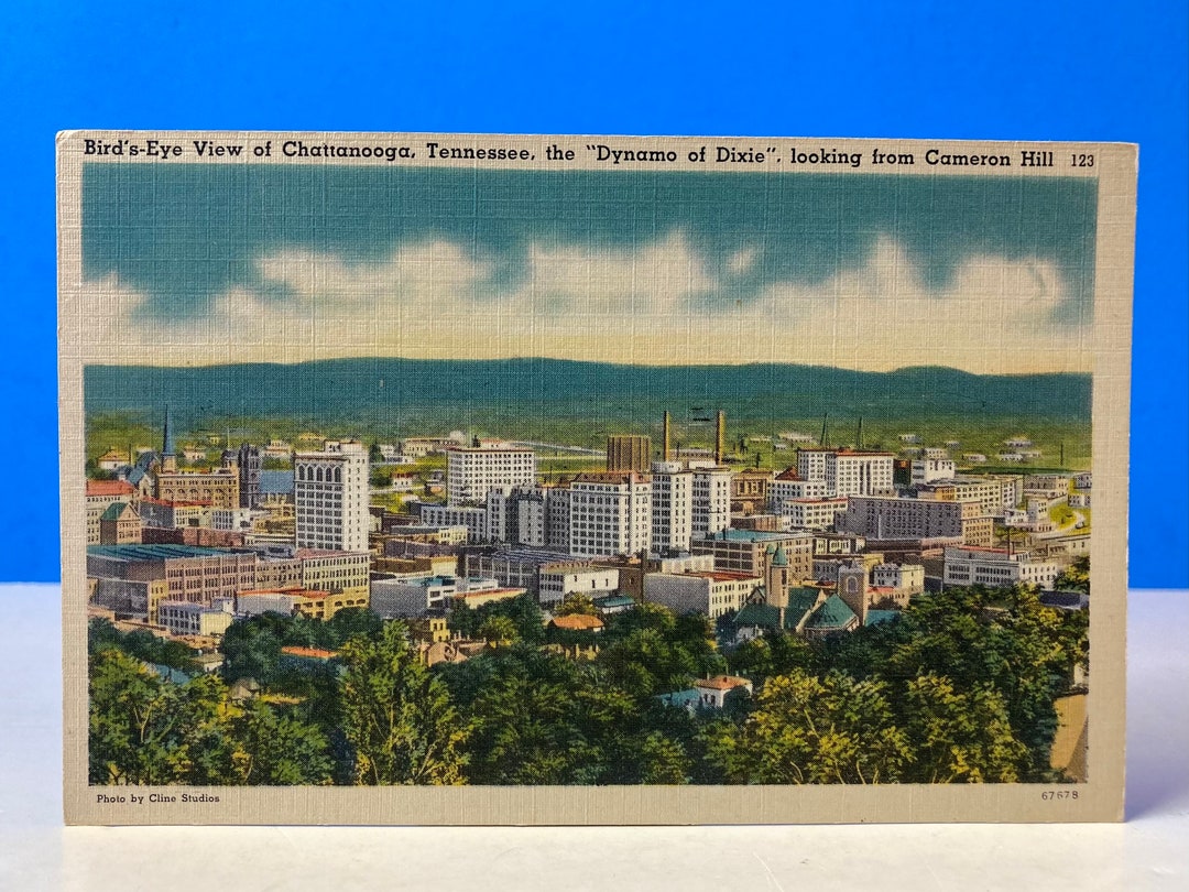 Bird's Eye View of Chattanooga Postcard - Etsy