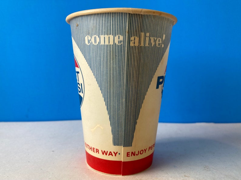 Pepsi Disposable Paper Cup - Etsy