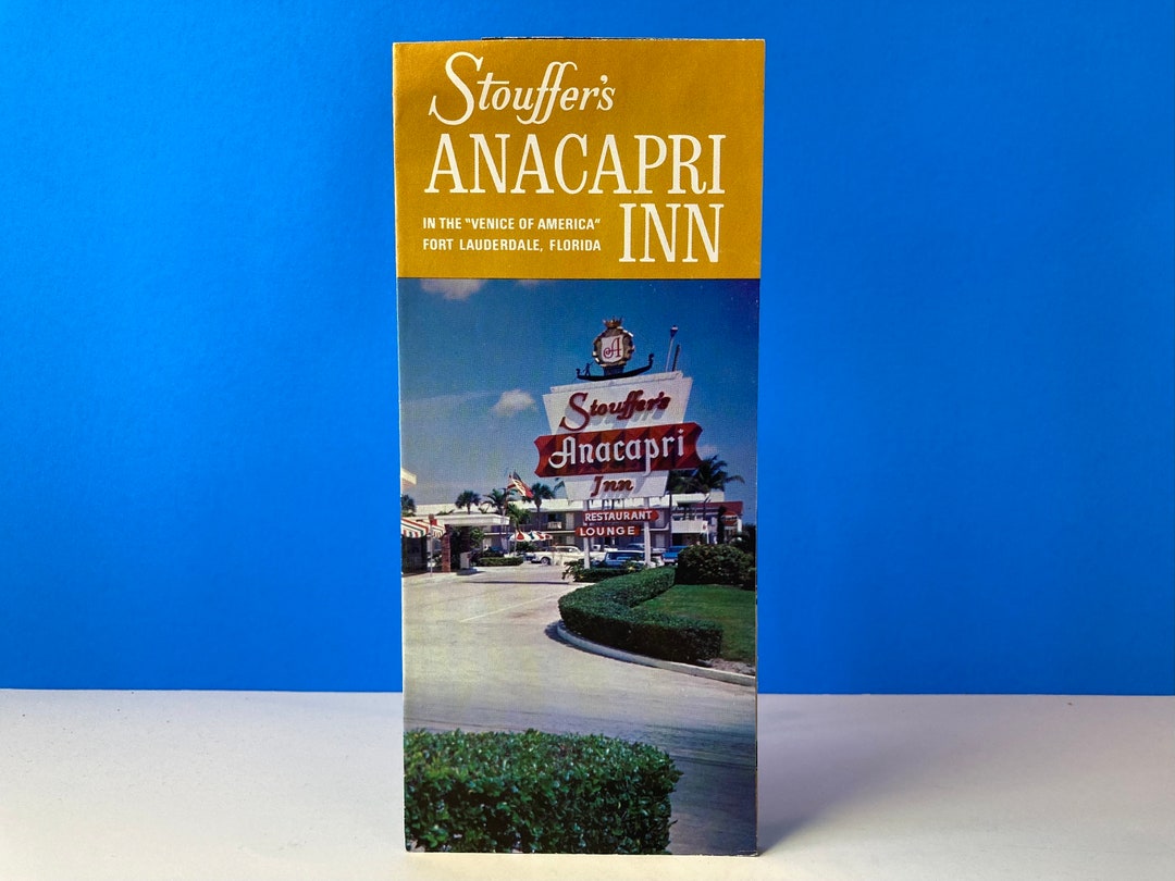 Stouffer's Anacapri Inn Brochure - Etsy