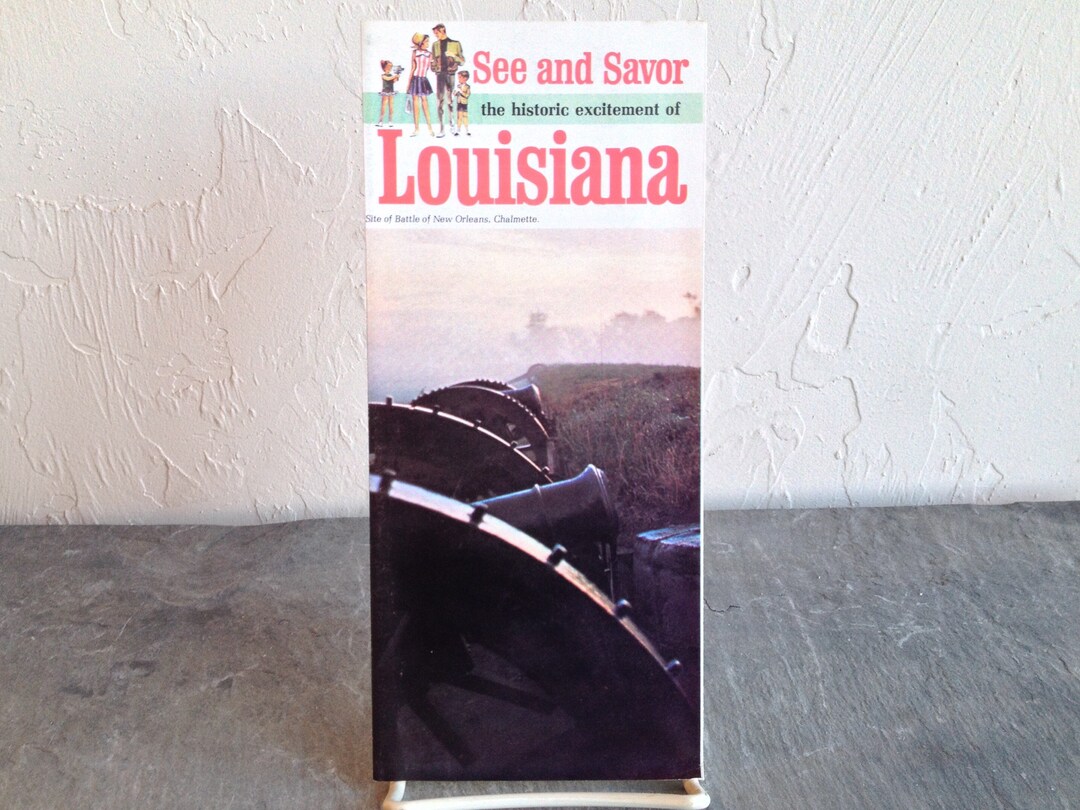 See and Savor the Historic Excitement of Louisiana Brochure - Etsy