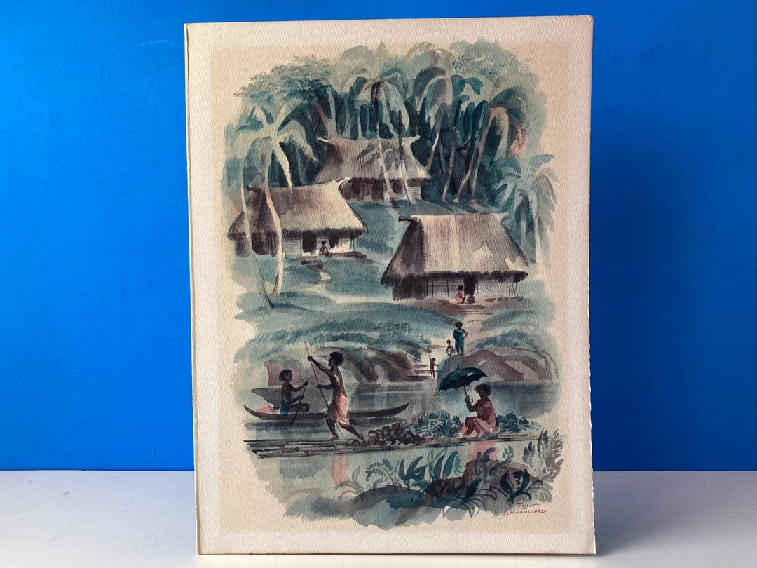 Matson Lines Dinner Menu Fiji Cover - Etsy