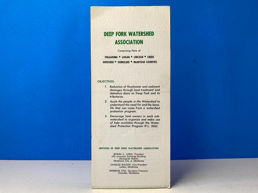Deep Fork Watershed Association Brochure - Etsy