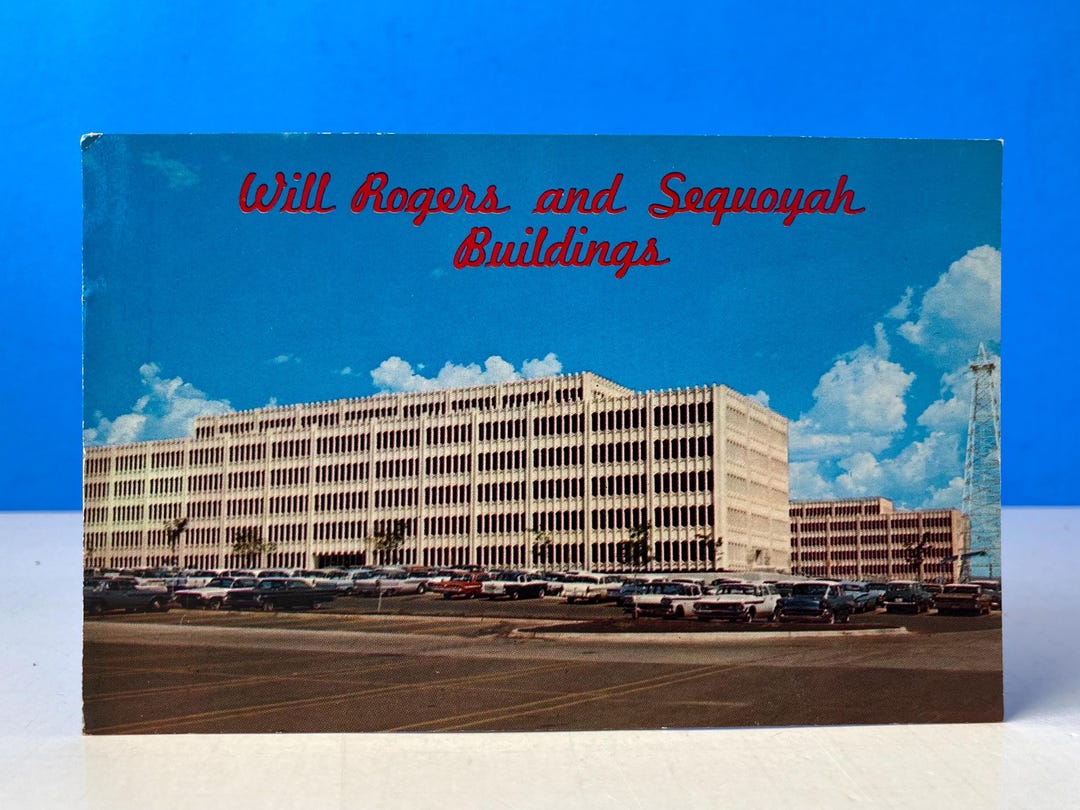 Sequoyah and Will Rogers Buildings Postcard OKC - Etsy